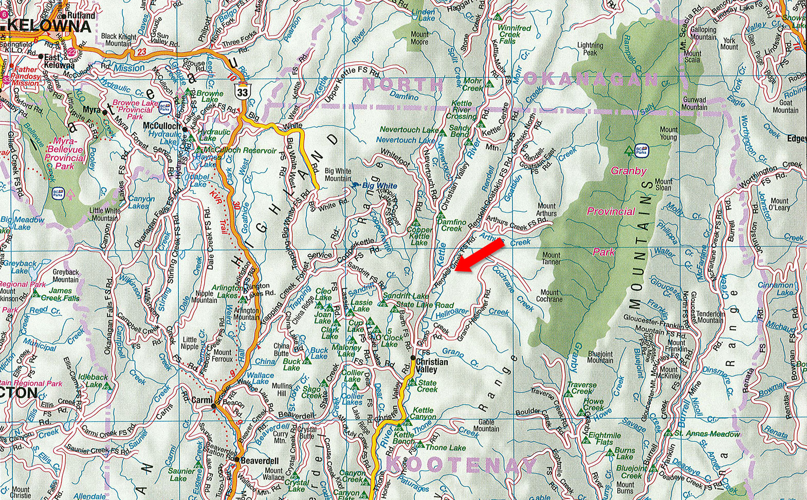 Edge of Wilderness Ranch - Christian Valley, BC | LandQuest® Realty